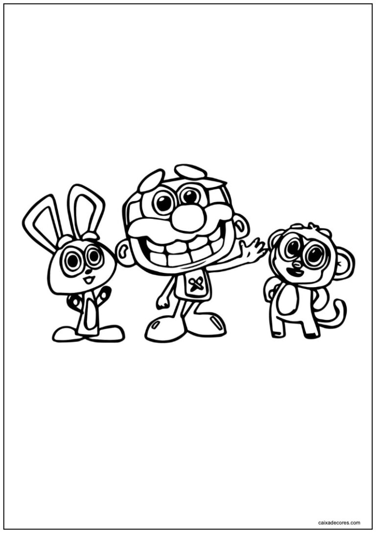 Desenho dos personagens de josé comilão para imprimir - Kids Color